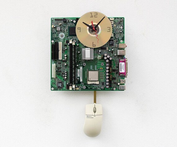 Recycled Computer Motherboard Clock