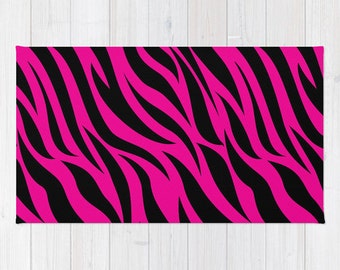 Zebra rug | Etsy