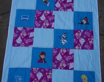 Anna and Elsa Frozen Quilt