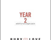 Baby Memory Books and Modern School Years by rubylovedesigns