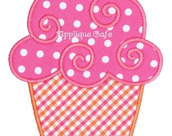 465 Loopy Cupcake Machine Embroidery by AppliqueCafeDesigns