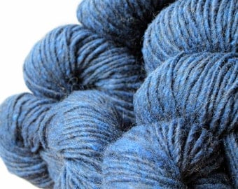 Navy blue yarn | Etsy