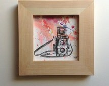 Unique vintage camera art related items | Etsy