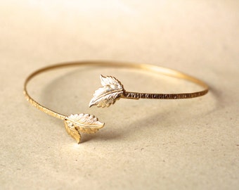 Athena Arm Band Greek Leaves Arm Cuff Wrap Around Arm