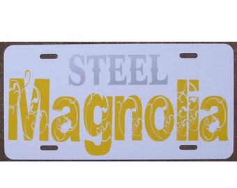 Alice in Wonderland License Plate I would rather be in