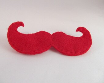 Red mustache | Etsy