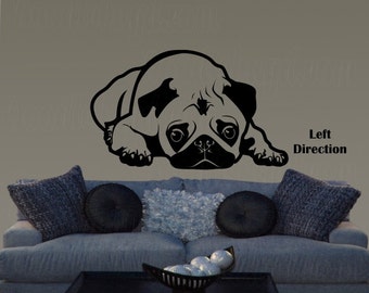 Popular items for pug wall art on Etsy