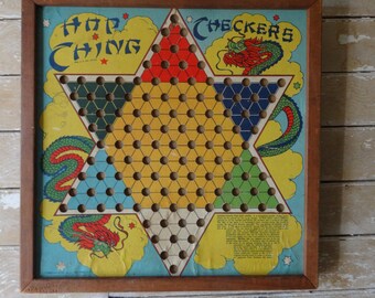 Popular items for chinese checkers on Etsy