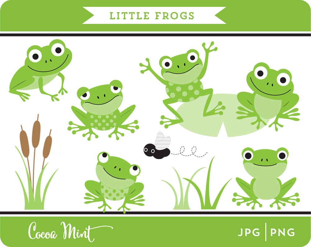 Clip Art Cute Frog