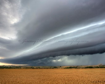Fine Art Print of an amazing supercell by JeremyHolmesArt on Etsy