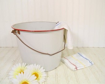Popular items for enamel pail on Etsy