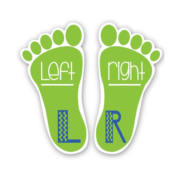 Shoe Labels Teach Children Left & Right with Personalized