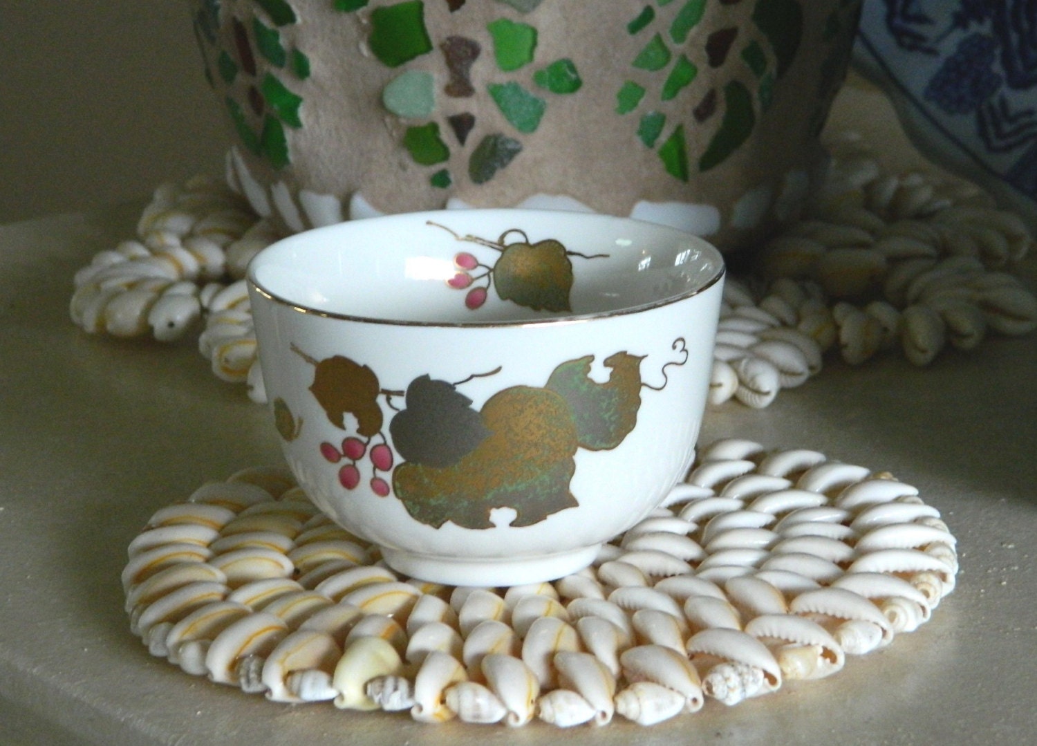 Beautiful Asian Tea Cup Fall Colors Vintage – Haute Juice