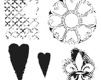 Unique gothic stencil related items | Etsy