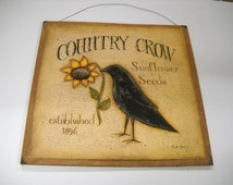 Popular items for country crow on Etsy