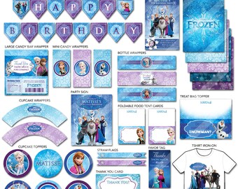 Items similar to 50% off -- INSTANT Download -- FROZEN Party Package ...