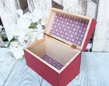 Popular items for painted recipe box on Etsy