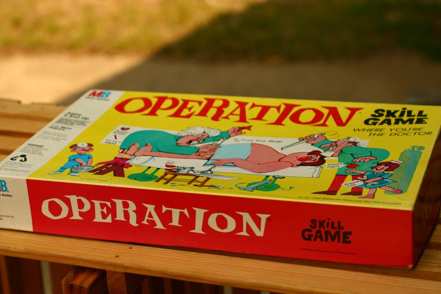 milton bradley game Operation game 1960s game childrens