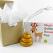 Magical Golden Reindeer Poo Christmas Ornament Polymer Clay