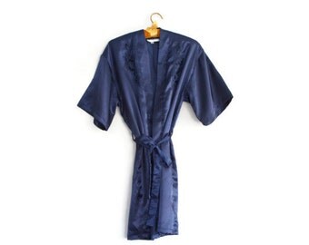 Popular items for blue silk robe on Etsy