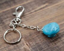 Popular items for turquoise keychain on Etsy
