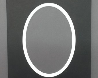 Oval photo mat | Etsy