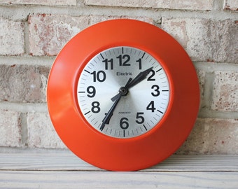 Popular items for orange clock on Etsy