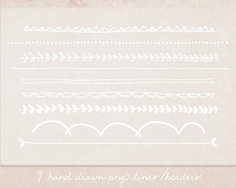 Hand drawn border | Etsy