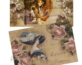 Popular items for victorian paper on Etsy