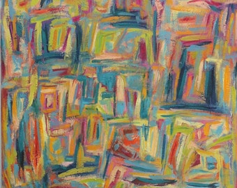 Abstract acrylic art | Etsy