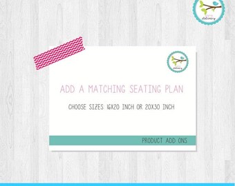 ADD ON - Seating Plan Sign
