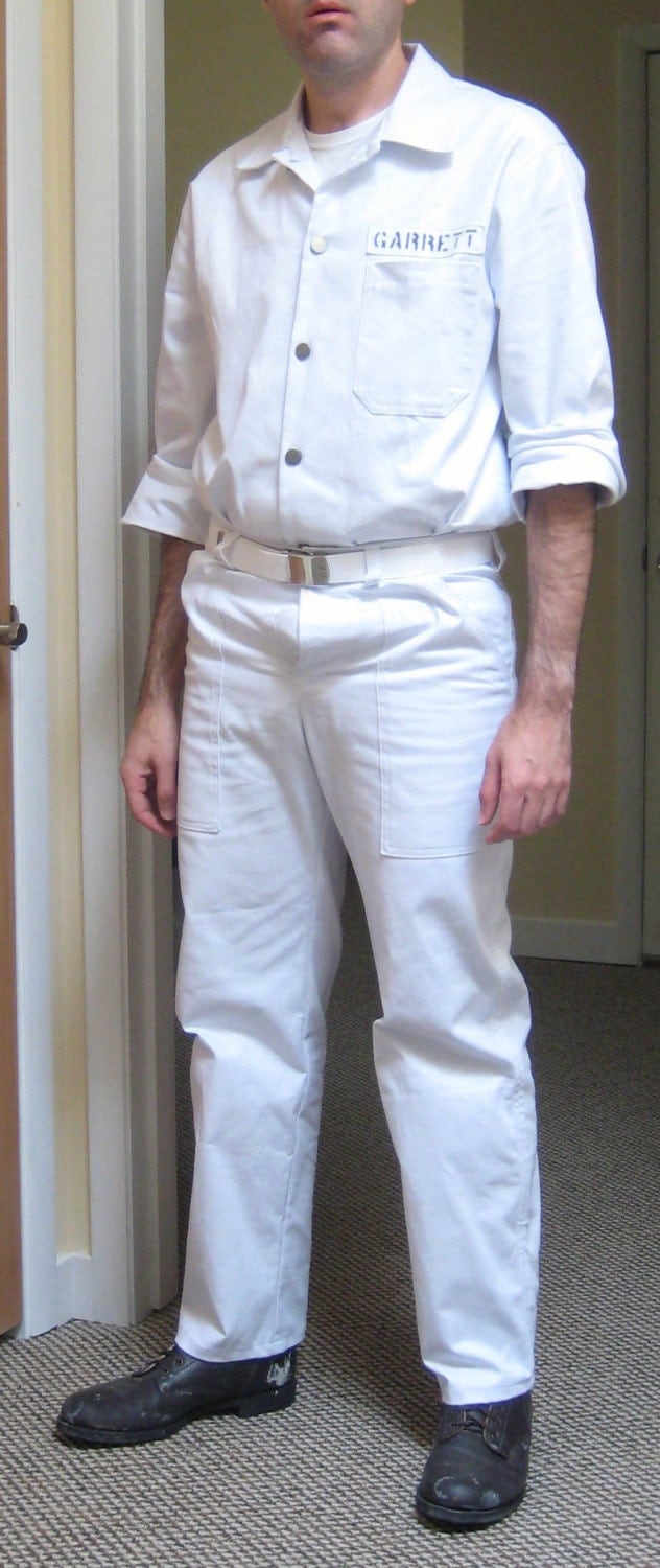 Vintage Prison Uniform Costume