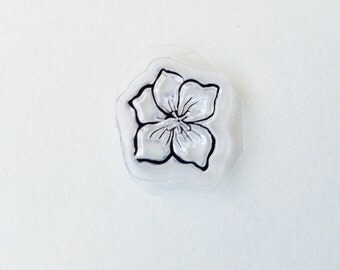 Hibiscus stamp | Etsy