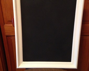 Chalkboard Large Framed Chalkboard 16 x 20 Antique white light ...