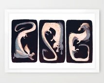 Unique luck dragon related items | Etsy