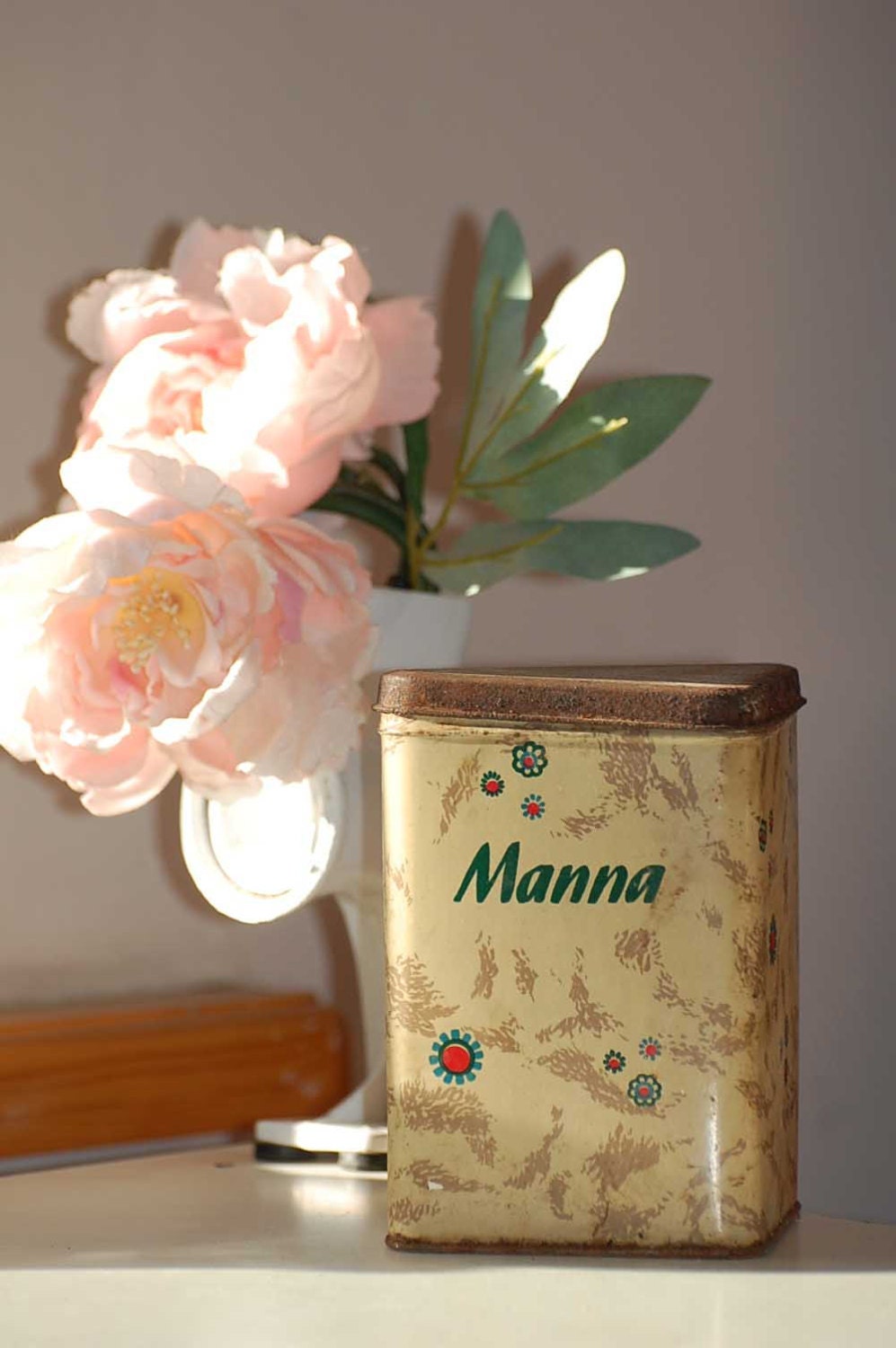 Kitchen tin can food container set of 4, Old metal vintage box, Tin ...