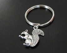 Popular items for squirrel key chain on Etsy