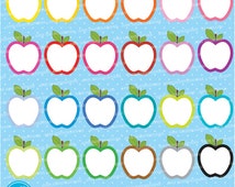 Unique apple clip art related items | Etsy