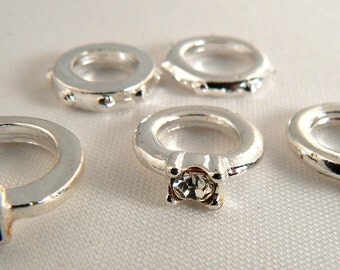 Popular items for wedding ring charm on Etsy