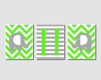 Popular items for lime green and grey on Etsy