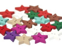 Popular items for star shaped buttons on Etsy