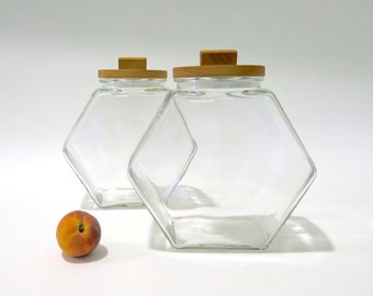 Popular items for glass hexagon on Etsy