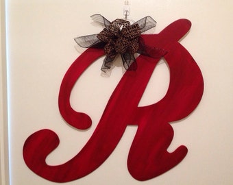 Wooden letter r | Etsy