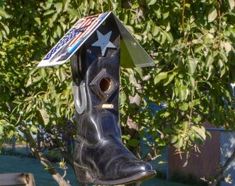 Cowboy birdhouse | Etsy
