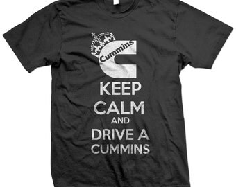 Keep Calm and Drive a Cummins Dodge Ram Truck Black Smoke Diesel T ...