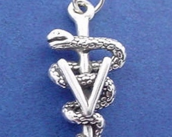 Veterinary caduceus | Etsy