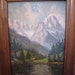 Edward Wenzel Paintings Set Mountain Landscape by SoCalRareFinds