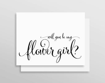 Popular items for asking flower girl on Etsy