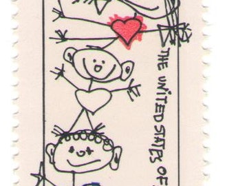 Stick figure stamp | Etsy