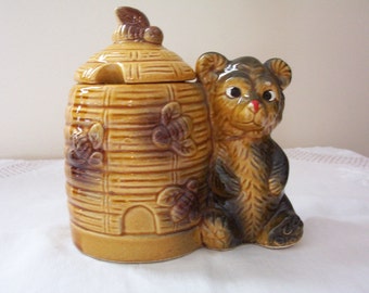 Popular items for bear honey pot on Etsy